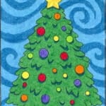 Andy Warhol Christmas Tree Art Template · Easy DIY Mural