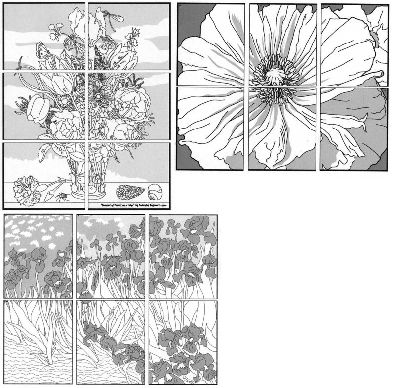 3 Collaborative Flower Murals for Elementary Students Kindergarten ...