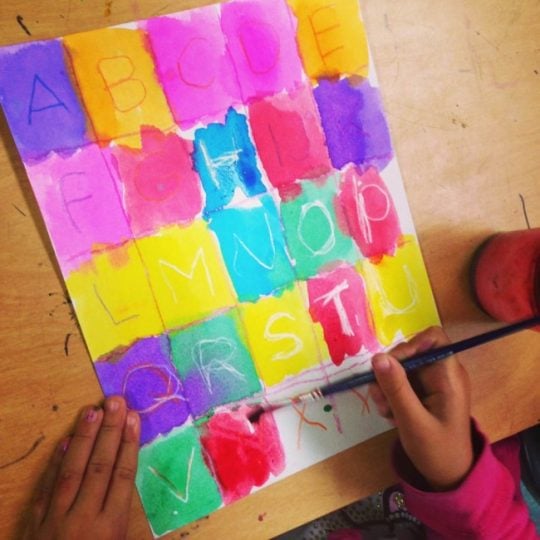 Alphabet Art Project Painting for Kindergarten: Easy Lesson Guide