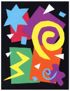 Matisse Art Project: Easy Cut Paper Collage for Kids