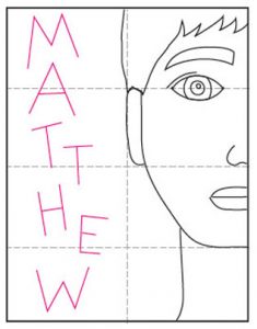 How to Draw Self Portraits for Kids: Easy Directed Drawing Art Project