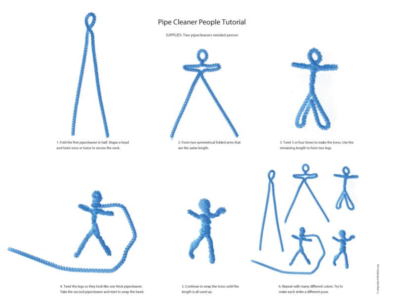 How to Make Pipe Cleaner People: Easy Kids Craft (Grades 2–5)