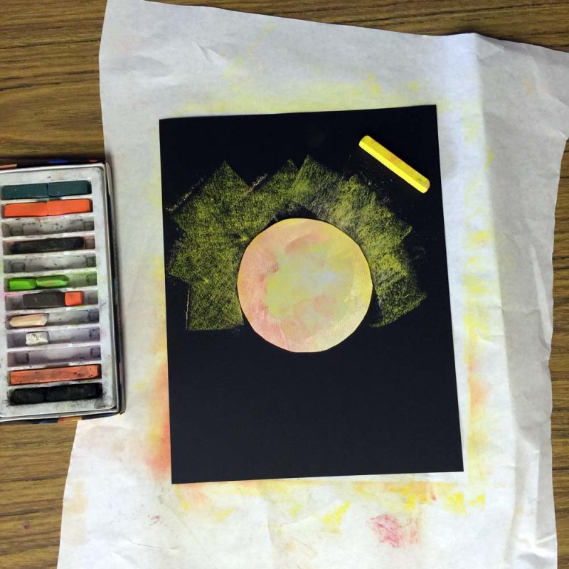 2024 Solar Eclipse Art Project for Kids