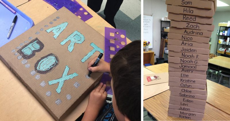 DIY Art Portfolio for Elementary School
