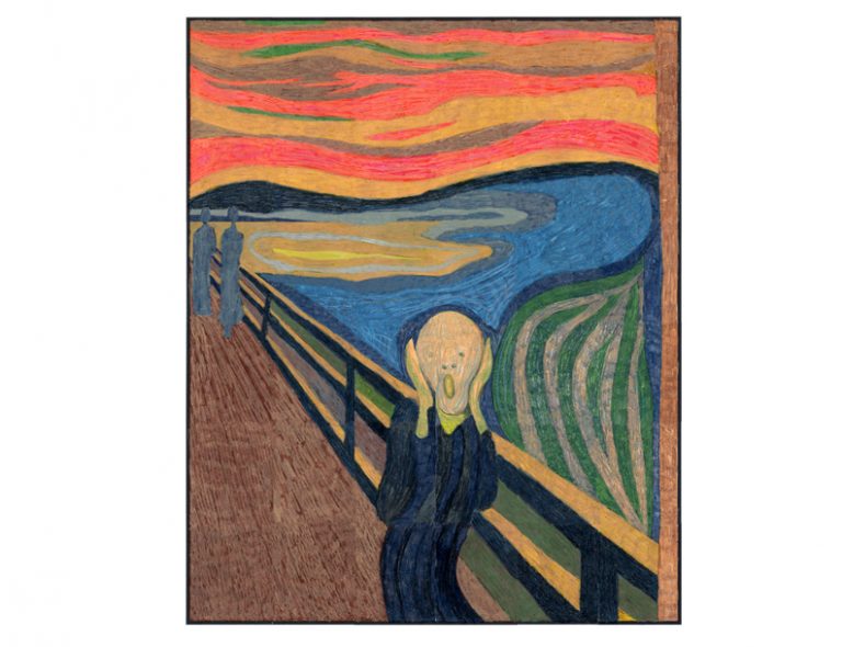 Scream Mural · Art Projects for Kids