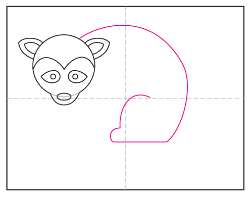 Draw a Raccoon · Art Projects for Kids