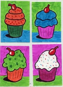 How to Draw a Cake: Easy Step-by-Step Art Lesson for Kids