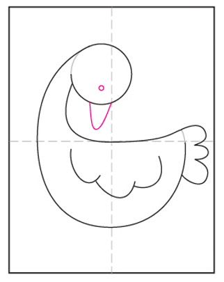 Draw a Goose · Art Projects for Kids