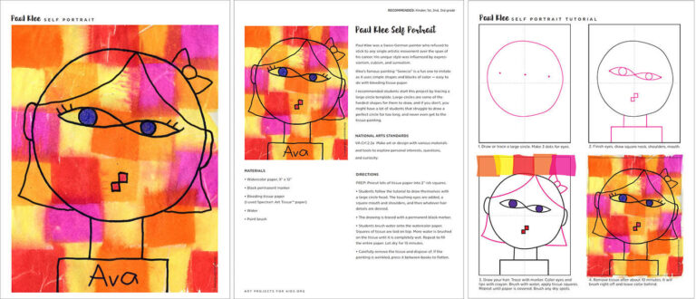 15 Self Portrait Art Lessons for Elementary Students