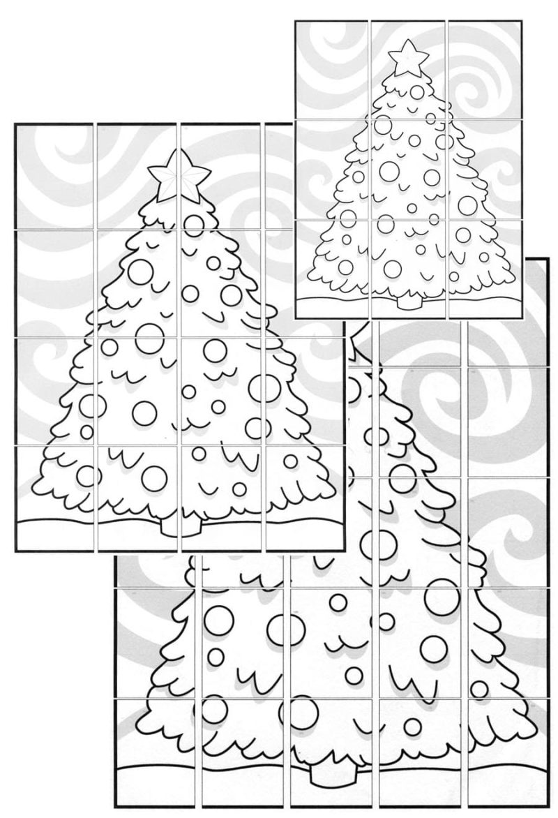 Christmas Tree Bulletin Board · Easy DIY Mural Template