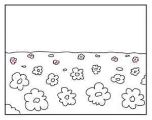 How to Draw a Poppy Field: Easy Step-by-Step Art Lesson for Kids