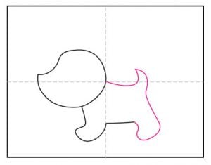 Easy How to Draw a Cute Puppy Tutorial · Art Projects for Kids