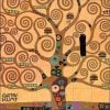 Tree Of Life Coloring Collaborative Mural: Klimt Art Nouveau Template