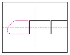 Easy How to Draw a Train Tutorial Video and Train Coloring Page