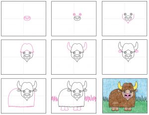 Draw a Water Buffalo · Art Projects for Kids