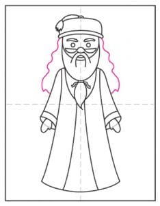 How to Draw Dumbledore · Art Projects for Kids