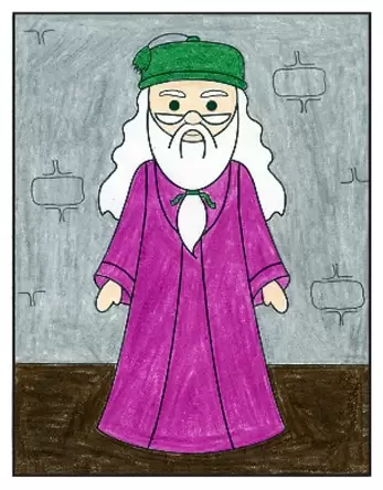 How to Draw Dumbledore · Art Projects for Kids