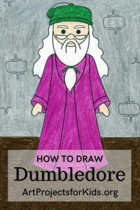 How to Draw Dumbledore · Art Projects for Kids