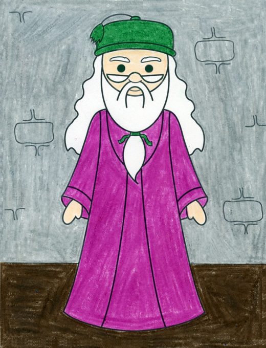 How to Draw Dumbledore · Art Projects for Kids