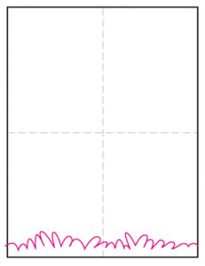 Easy How to Draw Flowers Tutorial Video & Flowers Coloring Page