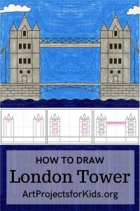Draw the London Tower Bridge · Art Projects for Kids