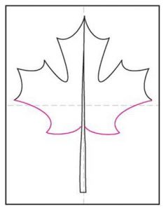 How to Draw a Maple Leaf: Easy Step-by-Step Art Lesson for Kids