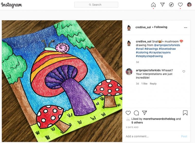 How to Draw a Mushroom: Easy Step-by-Step Art Lesson for Kids