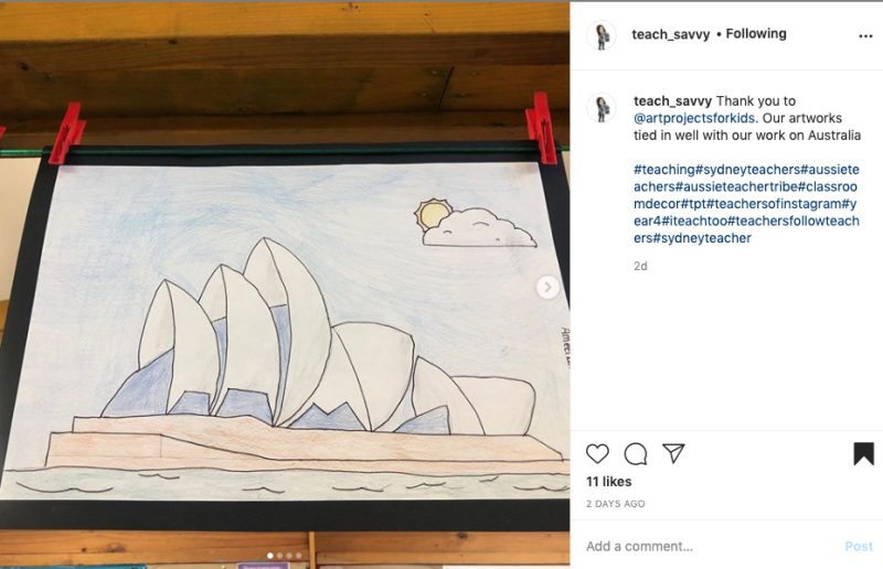 Easy How to Draw the Sydney Opera House Tutorial and Coloring Page