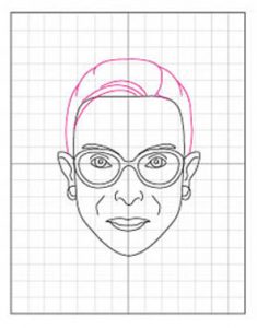 Remarkable Women: How to Draw Ruth Bader Ginsburg · Art Projects for Kids