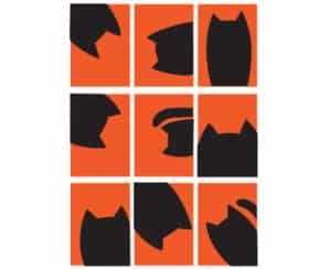 Easy Halloween Cat Project Tutorial & Cat Coloring Page