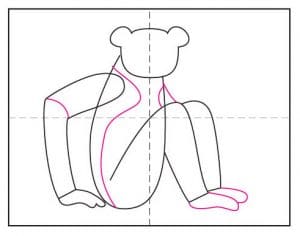Easy How to Draw an Indri Tutorial and Indri Coloring Page