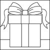Easy How to Draw a Present Tutorial and Present Coloring Page