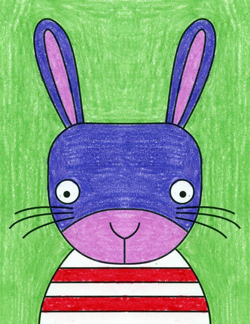 How to Draw a Bunny: Easy Step-by-Step Art Lesson for Kids