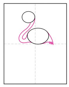 How to Draw a Flamingo: Easy Step-by-Step Art Lesson for Kids