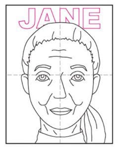 How to Draw Jane Goodall: Easy Step-by-Step Video Art for Kids