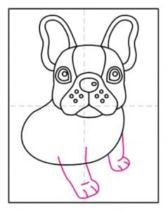 How to Draw a French Bulldog: Step-by-Step Art Lesson for Kids