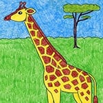 Giraffe Drawing · Art Projects for Kids