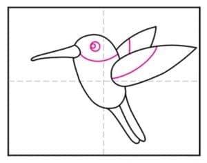 How to Draw a Hummingbird: Easy Step-by-Step Art Lesson for Kids