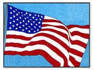 How to Draw the American Flag: Easy Step-by-Step Art Lesson for Kids