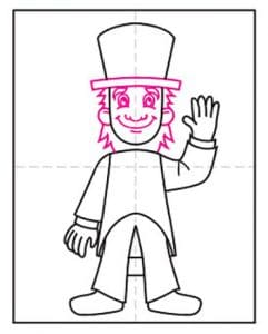 How to Draw Uncle Sam: Easy Step-by-Step Art Lesson for Kids