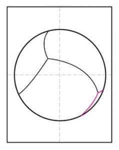 Easy How to Draw a Volleyball Tutorial and Coloring Page