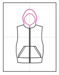 How to Draw a Hoodie | Hoodie Coloring Page