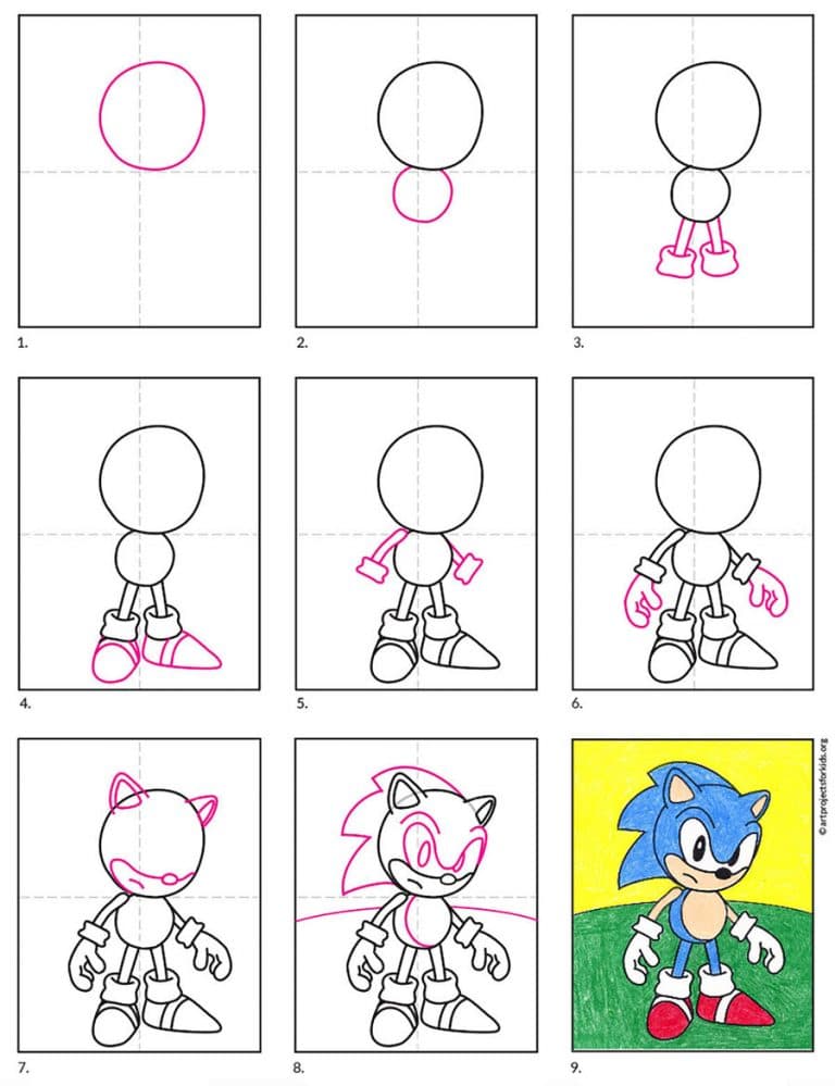 How To Draw Sonic The Hedgehog Art For Kids Hub Art F Vrogue co How To Draw Sonic The Hedgehog Art For Kids Hub Art F Vrogue co
