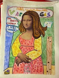 Easy Mona Lisa Art Lesson: Having Fun with Patterns