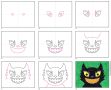 How to Draw a Scary Cat: Easy Step-by-Step Art Lesson for Kids