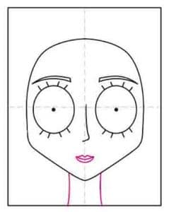 Tim Burton Self Portrait Art Lesson + Drawing Worksheet for Kids