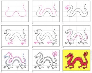 Chinese New Year Dragon Drawing - Lofton Treave