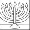 Easy How to Draw a Hanukkah Candles Tutorial and Coloring Page