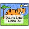 Easy How to Draw a Tiger Tutorial Video and Tiger Coloring Page