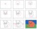 Easy How to Draw Fat Cat Tutorial and Fat Cat Coloring Page